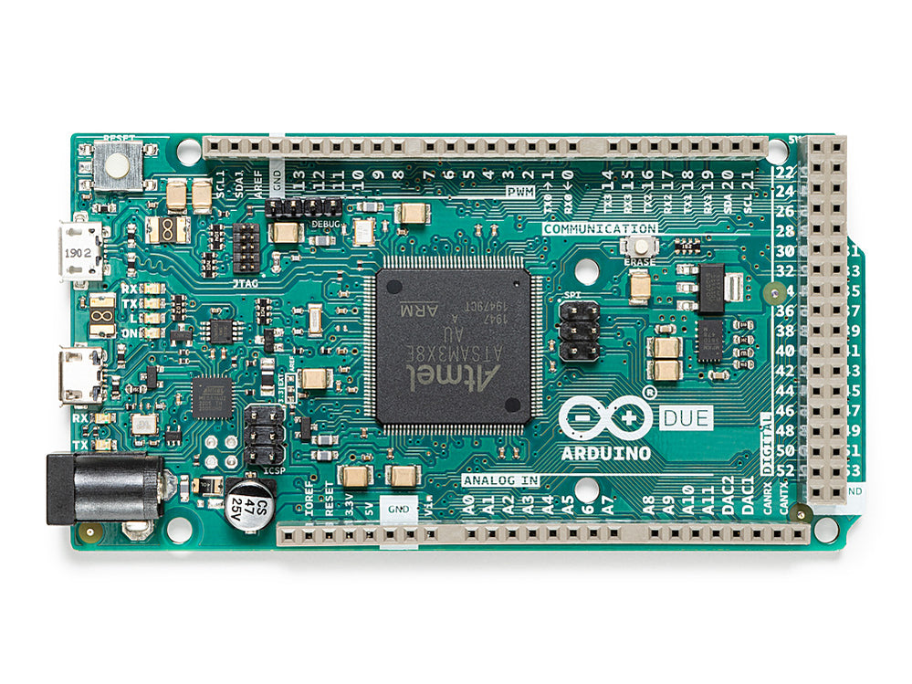 Arduino Due with Headers | ARM Cortex-M3 Dev Board — Arduino Official Store