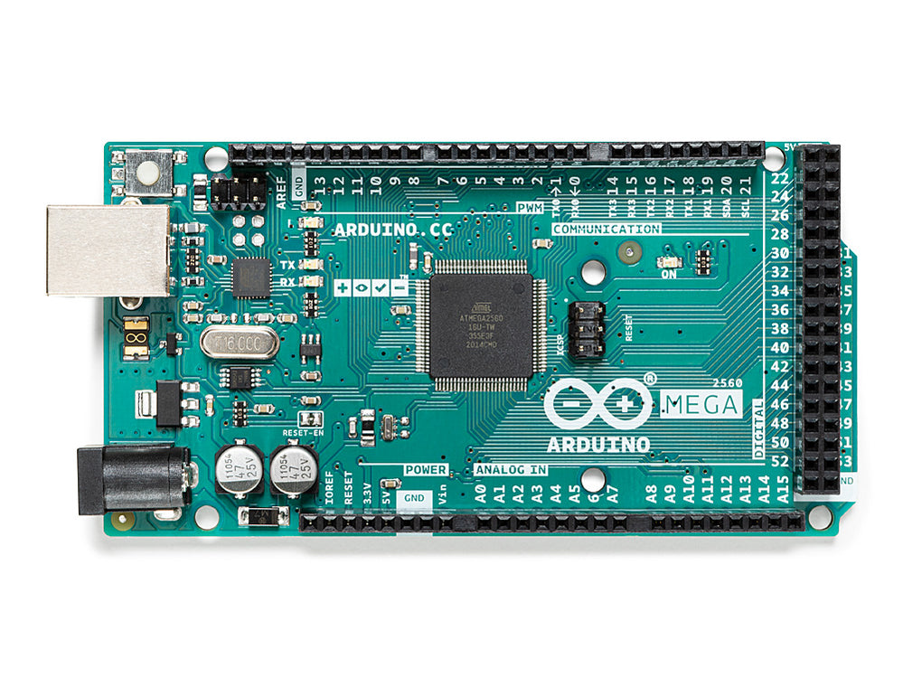 Arduino Mega 2560 Rev3 – 54 Digital I/O, 16 Analog Inputs, 256KB Flash ...