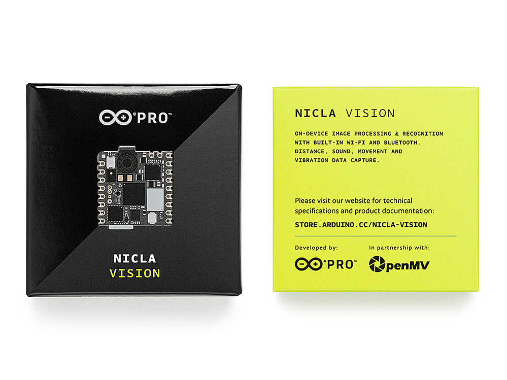 Arduino Nicla Vision – Compact Vision AI Board with Camera — Arduino ...