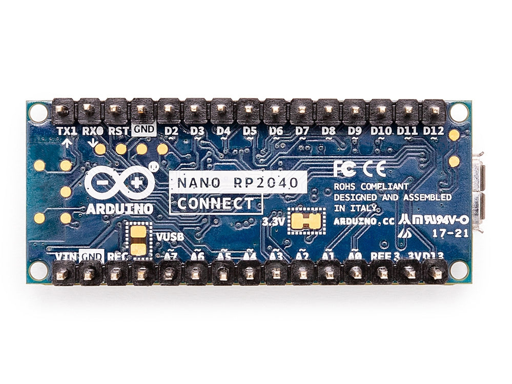 Arduino Nano RP2040 Connect with headers — Arduino Official Store