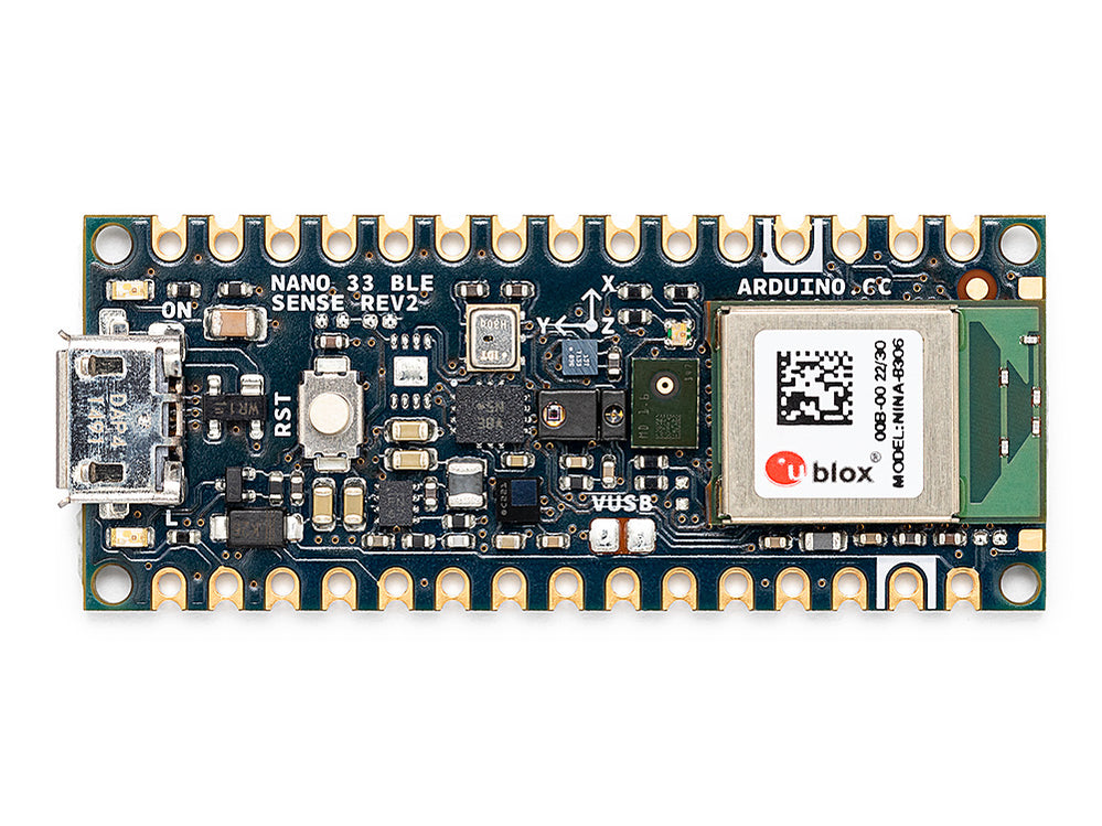 Arduino Nano 33 BLE Sense Rev2 | AI & IoT Development — Arduino Official Store