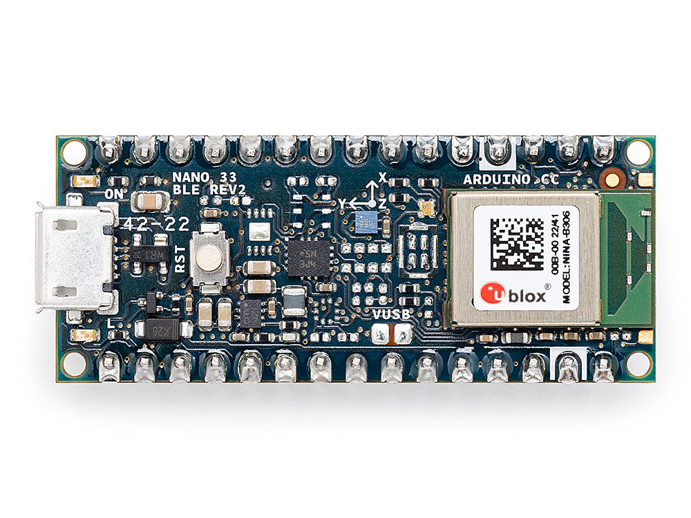 Arduino Nano 33 Ble Rev2 With Headers Ble And Imu Dev Board — Arduino Official Store