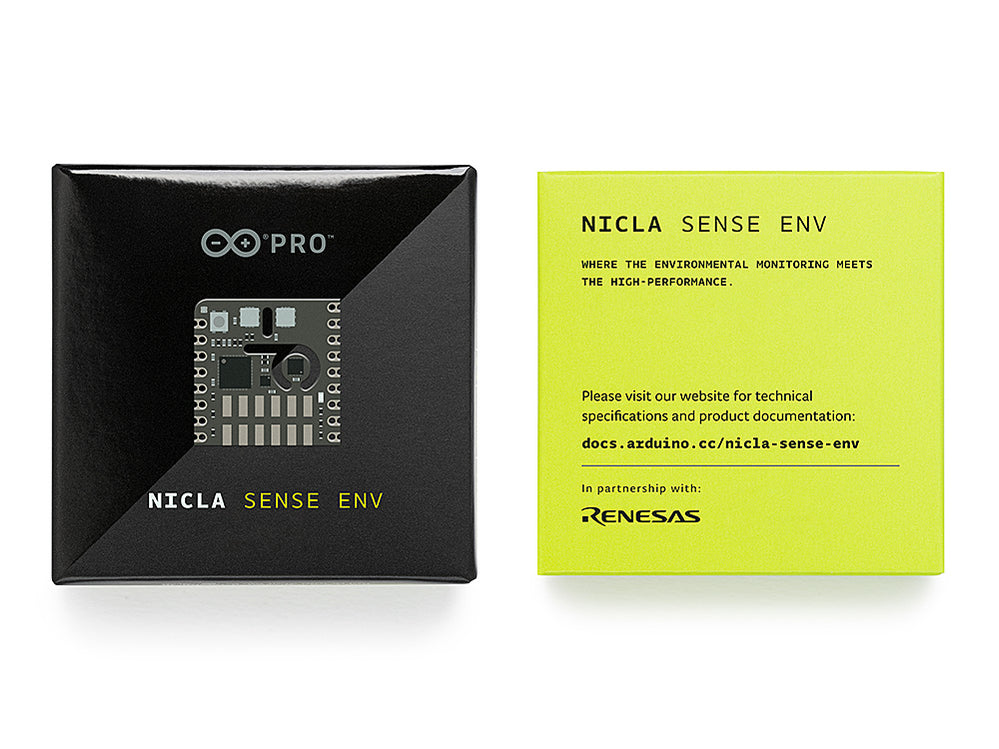 Arduino Nicla Sense ENV – Sensor Board for MKR & Portenta Projects ...