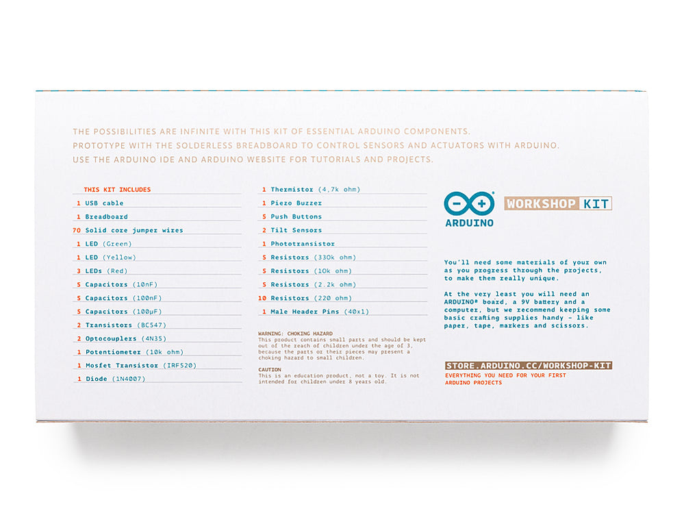 Arduino Workshop Kit — Arduino Official Store