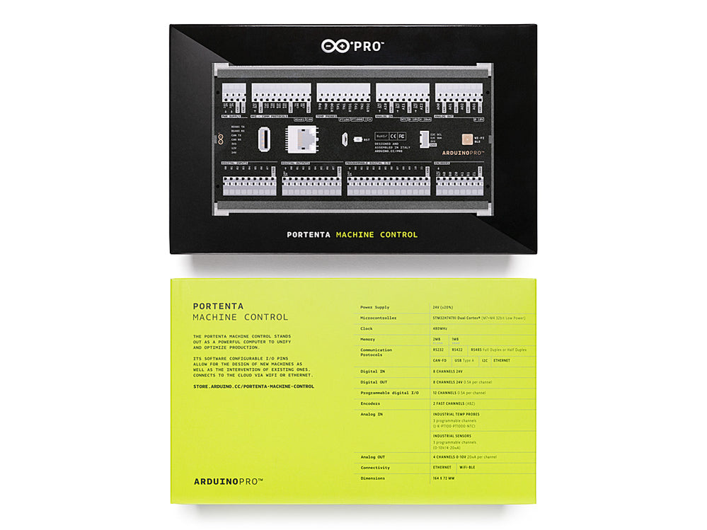Arduino Portenta Machine Control – Industrial IoT & PLC Controller ...