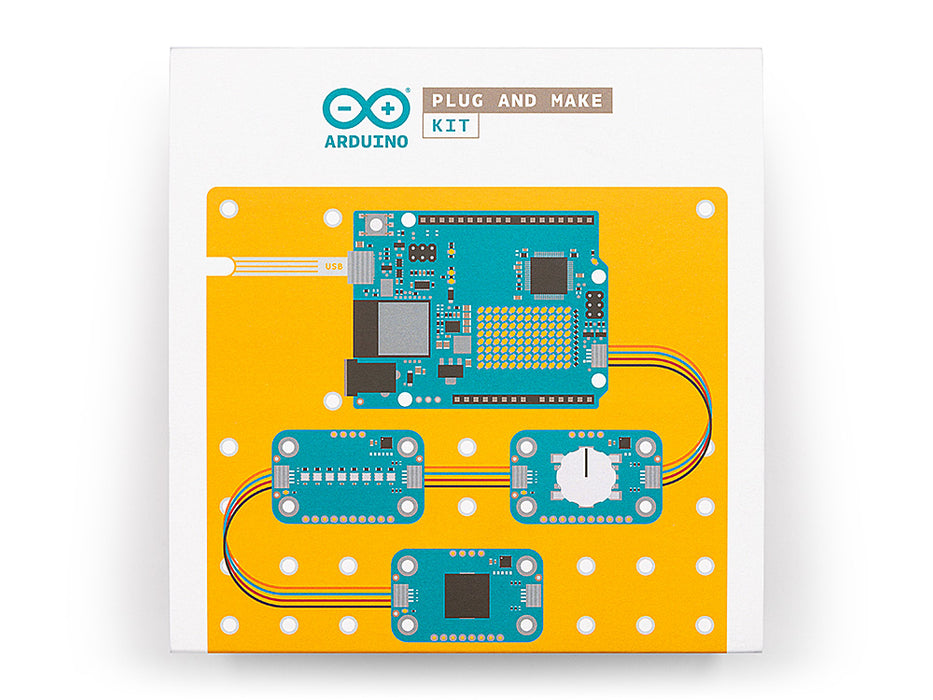 Arduino Plug And Make Kit Uno R4 And 7 Modulino Sensors For Iot — Arduino Official Store