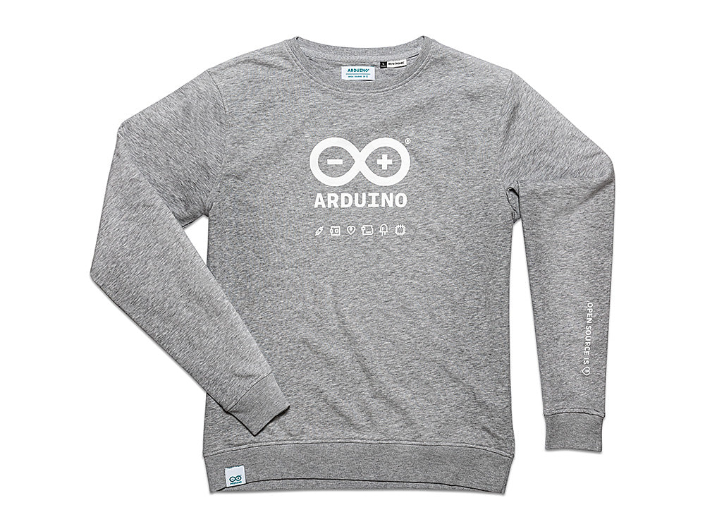 Arduino® Organic Crew Neck Sweatshirt A/W 22 — Arduino Official Store