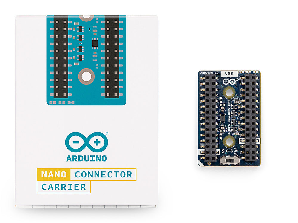 Nano Connector Carrier – Easy I/O Expansion for Nano Boards — Arduino Official Store