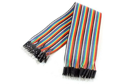 40 colored male-male jumper wires — Arduino Official Store