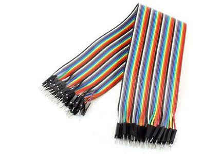 40 colored male-male jumper wires — Arduino Official Store
