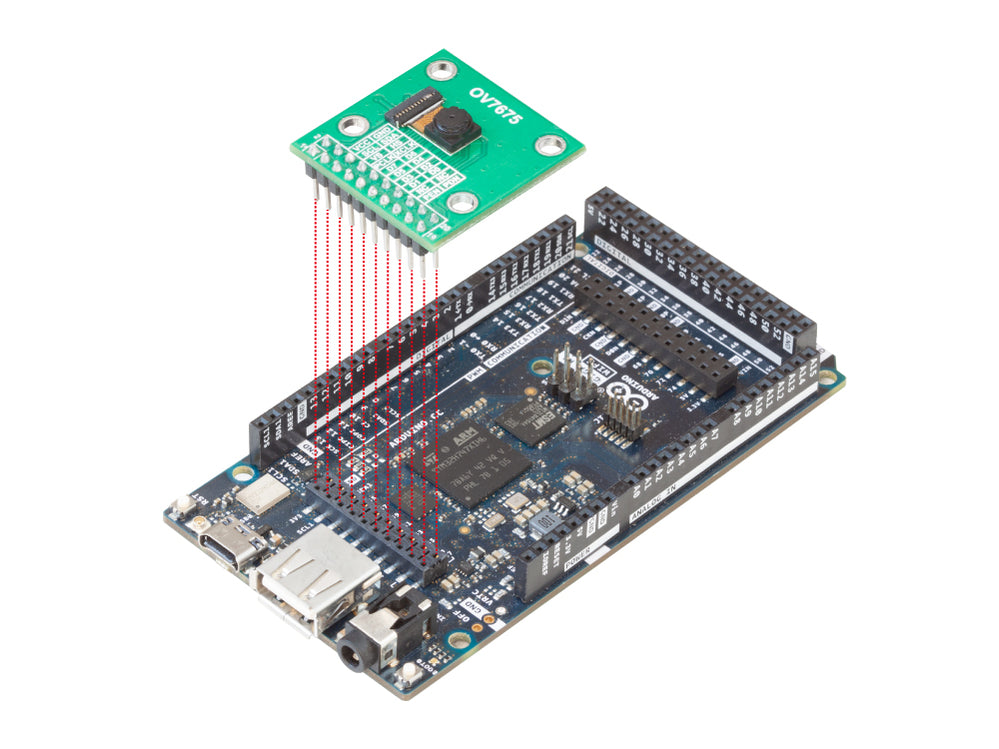 Arducam 0.3MP OV7675 20-pin DVP Camera Module for Arduino GIGA R1 WiFi ...