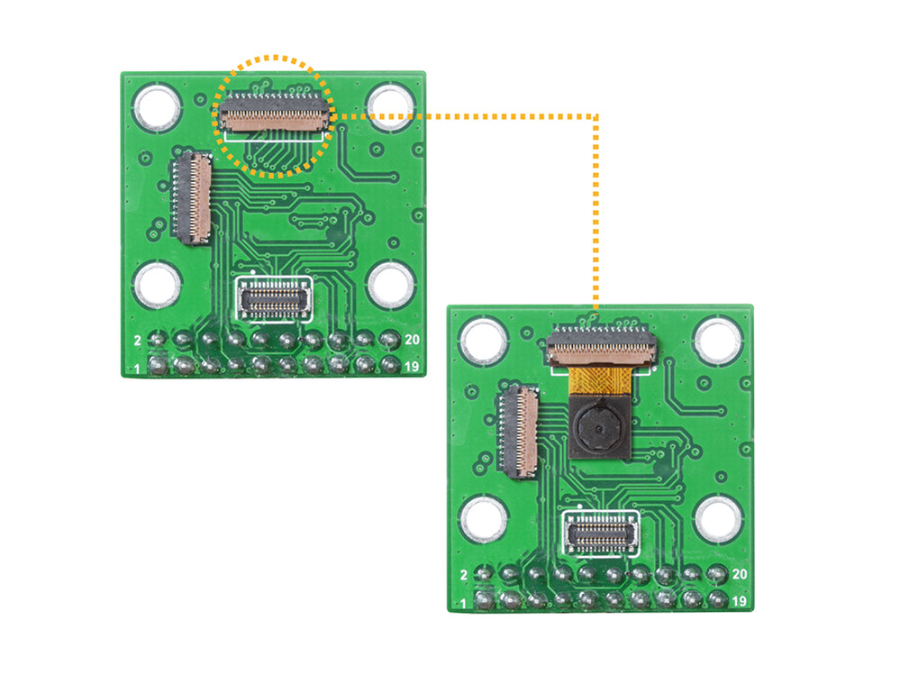 HM01B0 QVGA Monochrome DVP Camera Module for Arduino GIGA R1 WiFi Boar ...