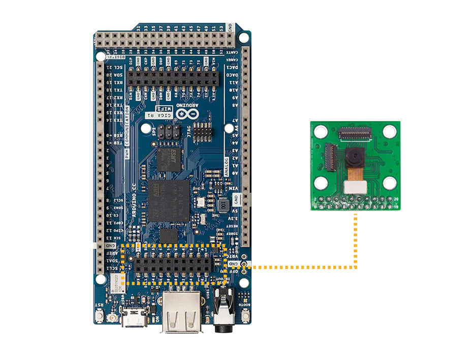 2MP GC2145 Color DVP Camera Module for Arduino GIGA R1 WiFi Board ...